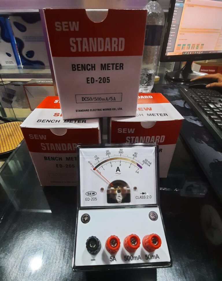 Analog DC ammeter or bench meter ED-205 (DC50/500mA/5A) Taiwan ...